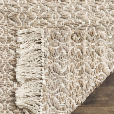 Safavieh Clover Moroccan Cotton Rug-JCPenney, Color: Beige Ivory