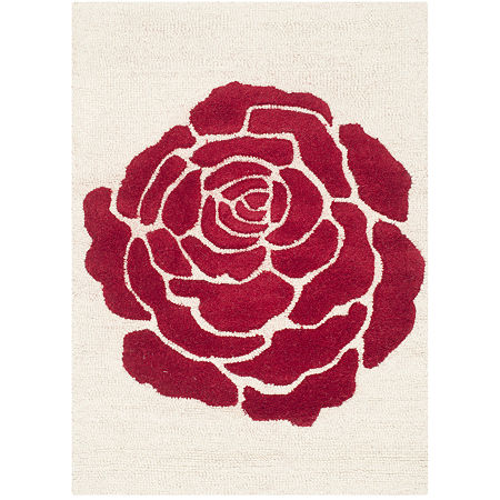 Click here for Safavieh Dacre Floral Wool Indoor Rectangular Acce... prices