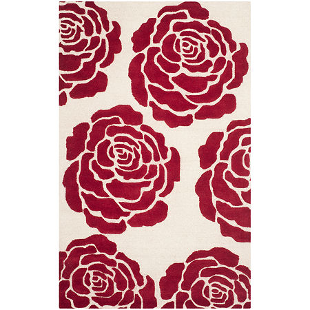 Click here for Safavieh Dacre Floral Wool Indoor Rectangular Area... prices