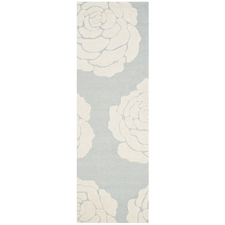 Click here for Safavieh Dacre Floral Wool Indoor Rectangular Runn... prices
