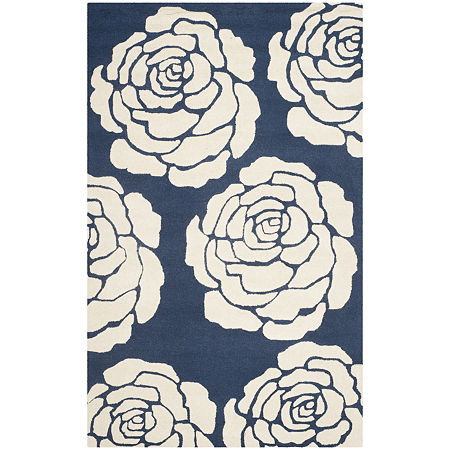 Click here for Safavieh Dacre Floral Wool Indoor Rectangular Runn... prices