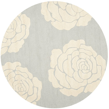 Click here for Safavieh Dacre Floral Wool Indoor Round Area Rug... prices