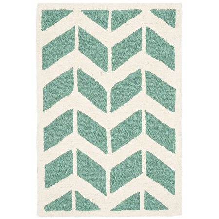 Click here for Safavieh Darius Chevron Area Rug  One Size  Green prices