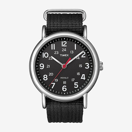 Click here for Timex Weekender Black Fabric Strap Watch T2N647  O... prices