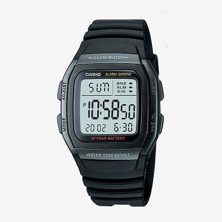 Click here for Casio Mens Black Square Digital Watch W96H-1BVOS... prices