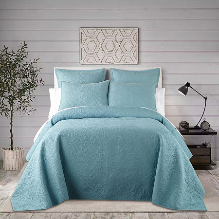 Click here for Home Expressions Harper Bedspread  One Size  Blue prices