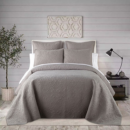 Click here for Home Expressions Harper Bedspread  One Size  Gray prices