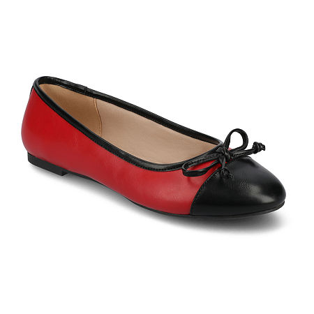 Click here for Journee Collection Kaiah Womens Cap Closed Toe Bal... prices