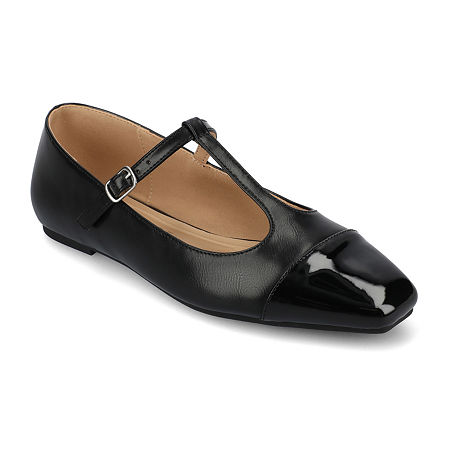 Click here for Journee Collection Theah Womens Cap Closed Toe Mar... prices