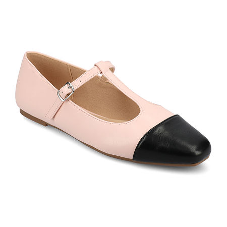 Click here for Journee Collection Theah Womens Cap Closed Toe Mar... prices