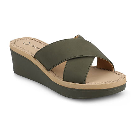 Click here for Journee Collection Womens Biara Wedge Sandals  7 1... prices