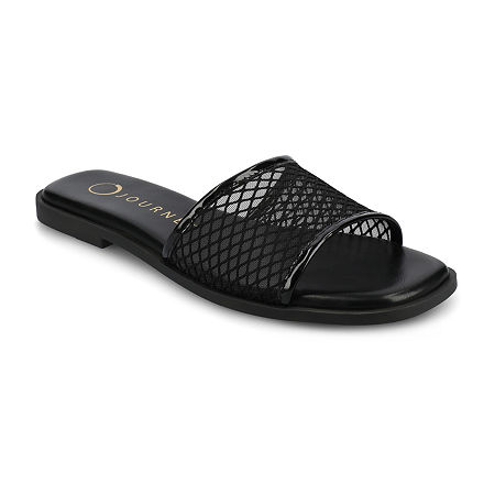 Click here for Journee Collection Womens Breckley Mesh Slide Flat... prices