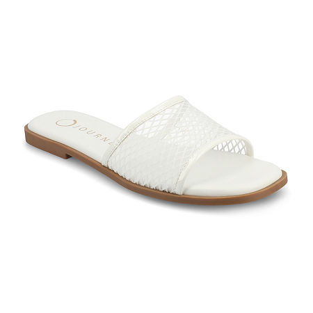 Click here for Journee Collection Womens Breckley Mesh Slide Flat... prices