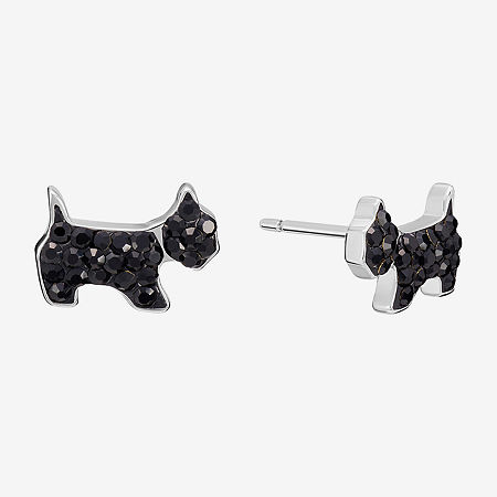 Click here for Silver Treasures Dog Black Crystal Sterling Silver... prices