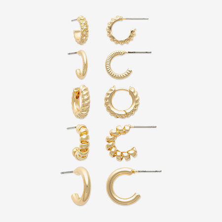 Click here for Mixit Womens Hypoallergenic 5 Pair Earring Set  On... prices