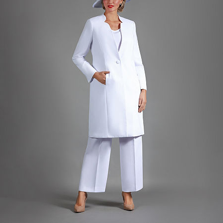 Click here for Giovanna Signature Womens 3-pc. Pant Suit  8  Whit... prices
