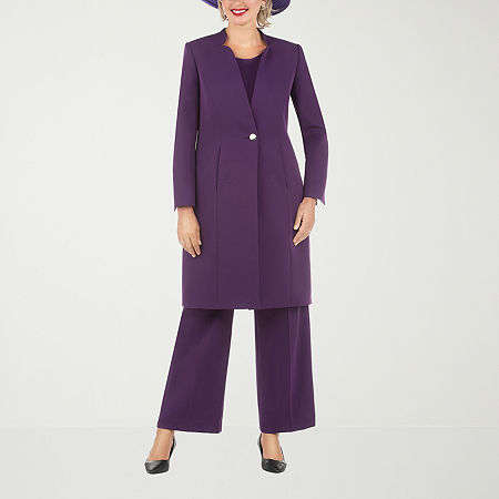 Giovanna Signature Womens-Plus 3-pc. Pant Suit  14w  Purple