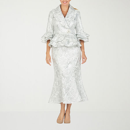 Click here for Giovanna Collection 2-pc. Brocade Skirt Suit-Plus... prices