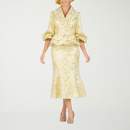 Click here for Giovanna Collection 2-pc. Brocade Skirt Suit-Plus... prices