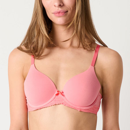 Click here for Ambrielle Cotton Full Coverage Bra 364236  C  Pink prices