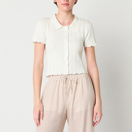 Click here for by&by Womens Juniors Short Sleeve Polo Shirt  X-sm... prices