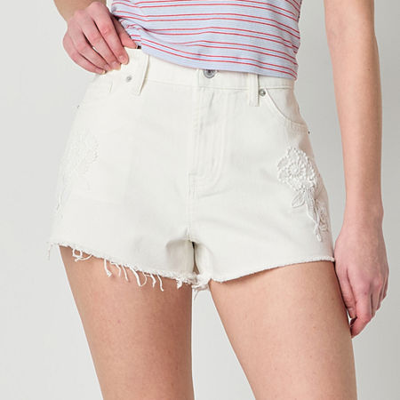 Click here for Arizona Womens High Rise Juniors Denim Short  16... prices