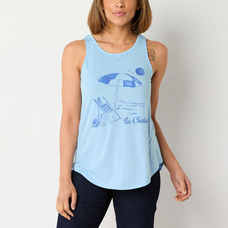 Click here for St. Johns Bay Womens Scoop Neck Sleeveless Tank To... prices