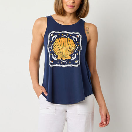 Click here for St. Johns Bay Womens Scoop Neck Sleeveless Tank To... prices