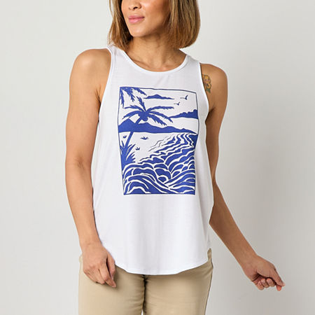 Click here for St. Johns Bay Womens Scoop Neck Sleeveless Tank To... prices
