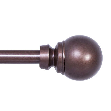 Click here for Kenney Mae Ball 5/8 IN Adjustable Curtain Rod  One... prices
