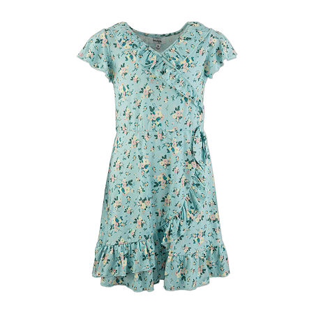Click here for Speechless Big Kid Girls Sleeveless Flutter A-Line... prices