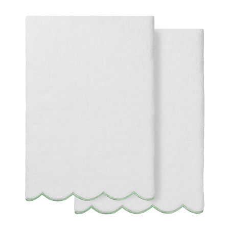 Click here for Linum Home Adornia Scallop Cotton 2-Pc. Bath Towel... prices
