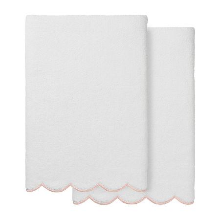 Click here for Linum Home Adornia Scallop Cotton 2-Pc. Bath Towel... prices