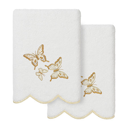 Click here for Linum Home Textiles Britney Scallop 2-pc. Embellis... prices