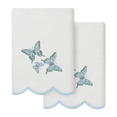 Click here for Linum Home Textiles Britney Scallop 2-pc. Embellis... prices