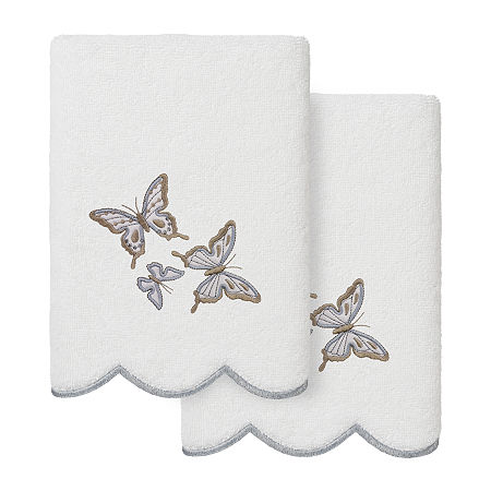 Click here for Linum Home Textiles Britney Scallop 2-pc. Embellis... prices