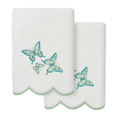 Click here for Linum Home Textiles Britney Scallop 2-pc. Embellis... prices