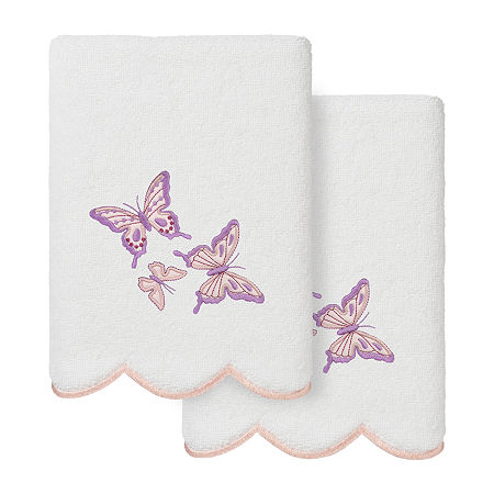 Click here for Linum Home Textiles Britney Scallop 2-pc. Embellis... prices