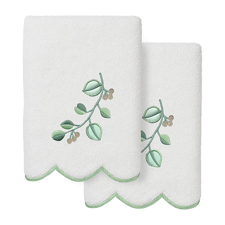 Click here for Linum Home Textiles Wild Branch Scallop 2-pc. Embe... prices