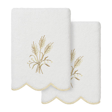 Click here for Linum Home Textiles Whitney Scallop 2-pc. Embellis... prices
