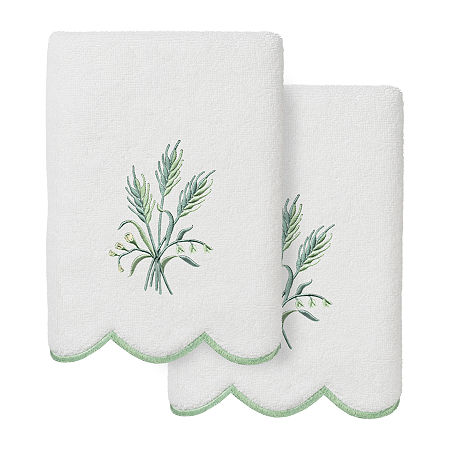 Click here for Linum Home Textiles Whitney Scallop 2-pc. Embellis... prices