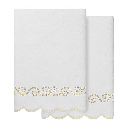 Click here for Linum Home Textiles Symmetra Scallop 2-pc. Quick D... prices
