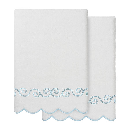 Click here for Linum Home Textiles Symmetra Scallop 2-pc. Quick D... prices