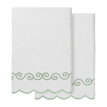 Click here for Linum Home Textiles Symmetra Scallop 2-pc. Quick D... prices