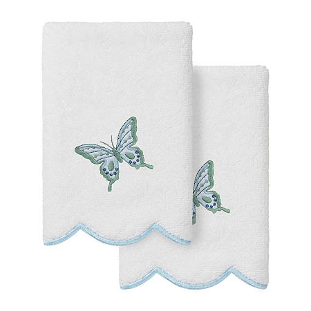 Click here for Linum Home Textiles Britney Scallop 2-pc. Embellis... prices