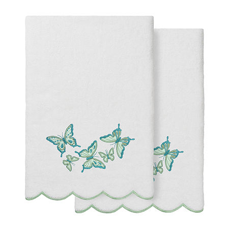 Click here for Linum Home Textiles Britney Scallop 2-pc. Quick Dr... prices