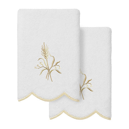 Click here for Linum Home Textiles Whitney Scallop 2-pc. Embellis... prices