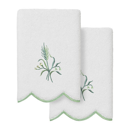 Click here for Linum Home Textiles Whitney Scallop 2-pc. Embellis... prices
