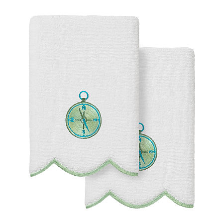 Click here for Linum Home Textiles Sea Joy Scallop 2-pc. Embellis... prices
