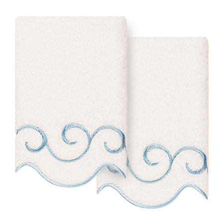 Click here for Linum Home Textiles Simplicity Scallop 2-pc. Finge... prices